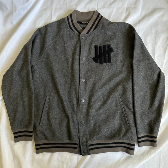 Undefeated | Jackets & Coats | Undefeated Bomber Jacket Grey | Poshmark